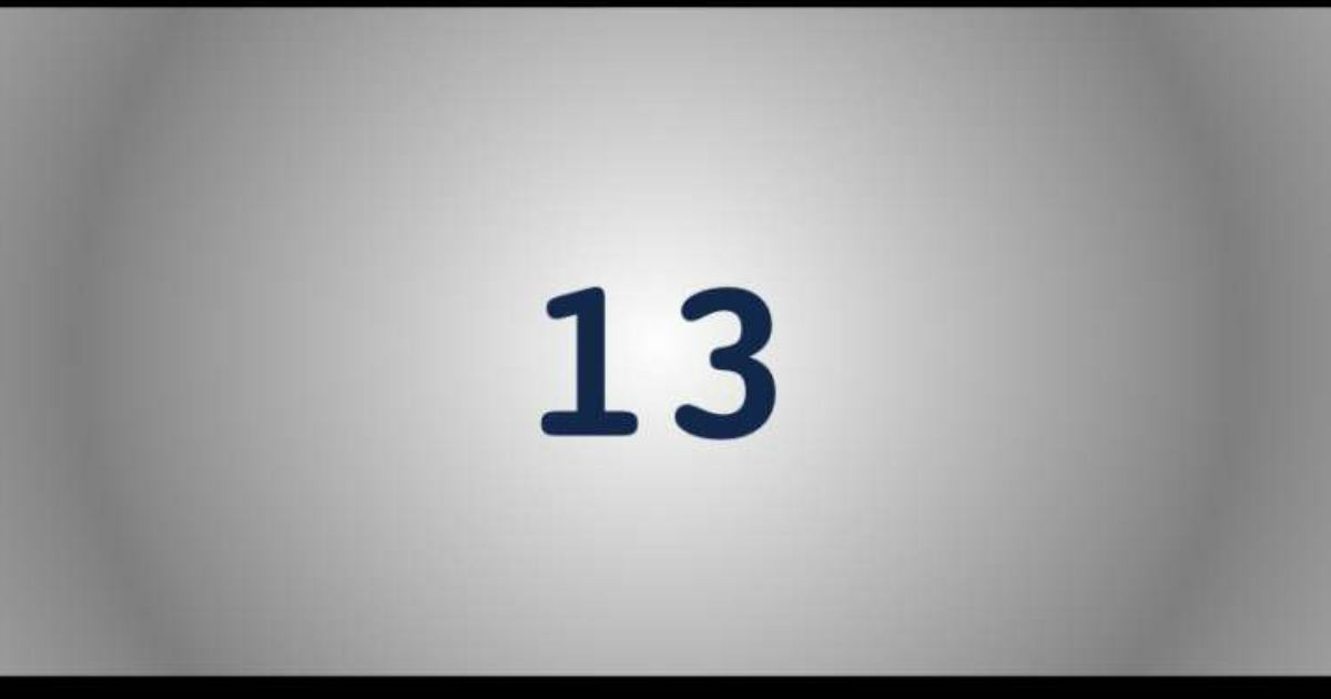 Getal van de dag: 13 | Change Inc.