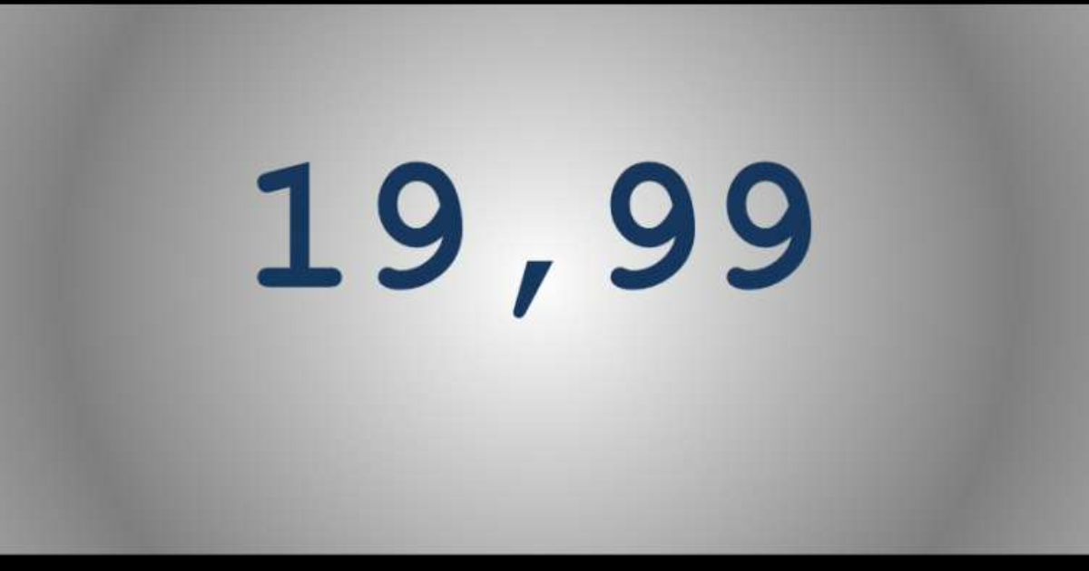 Getal van de dag: 19,99 | Change Inc.