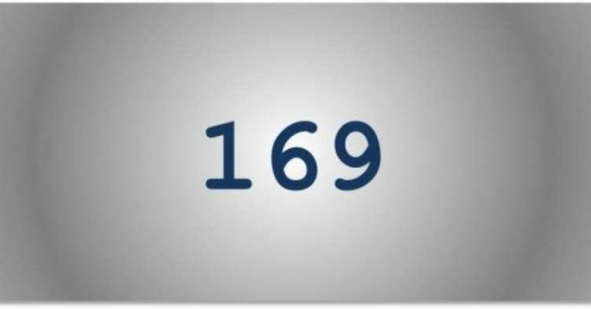 Getal van de dag: 169 | Change Inc.