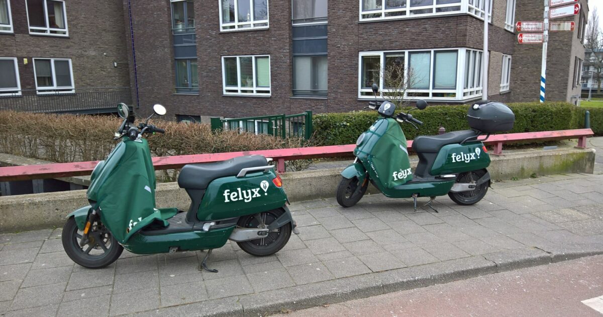 De kleur is het enige groene aan deelscooters Felyx | Change Inc.