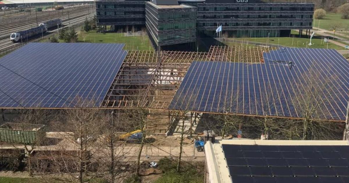 Energiebesparing voor voormalig CBS-kantoor Heerlen door installatie 3. ...