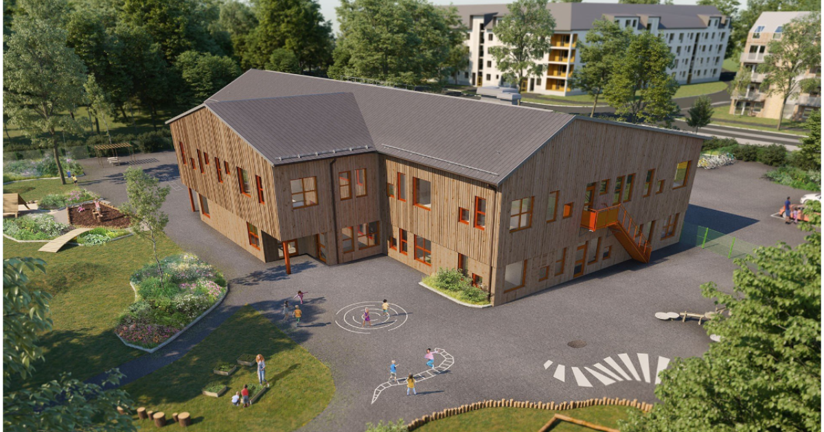 Zweedse school wordt gebouwd op eerste elektrische bouwplaats van de EU ...