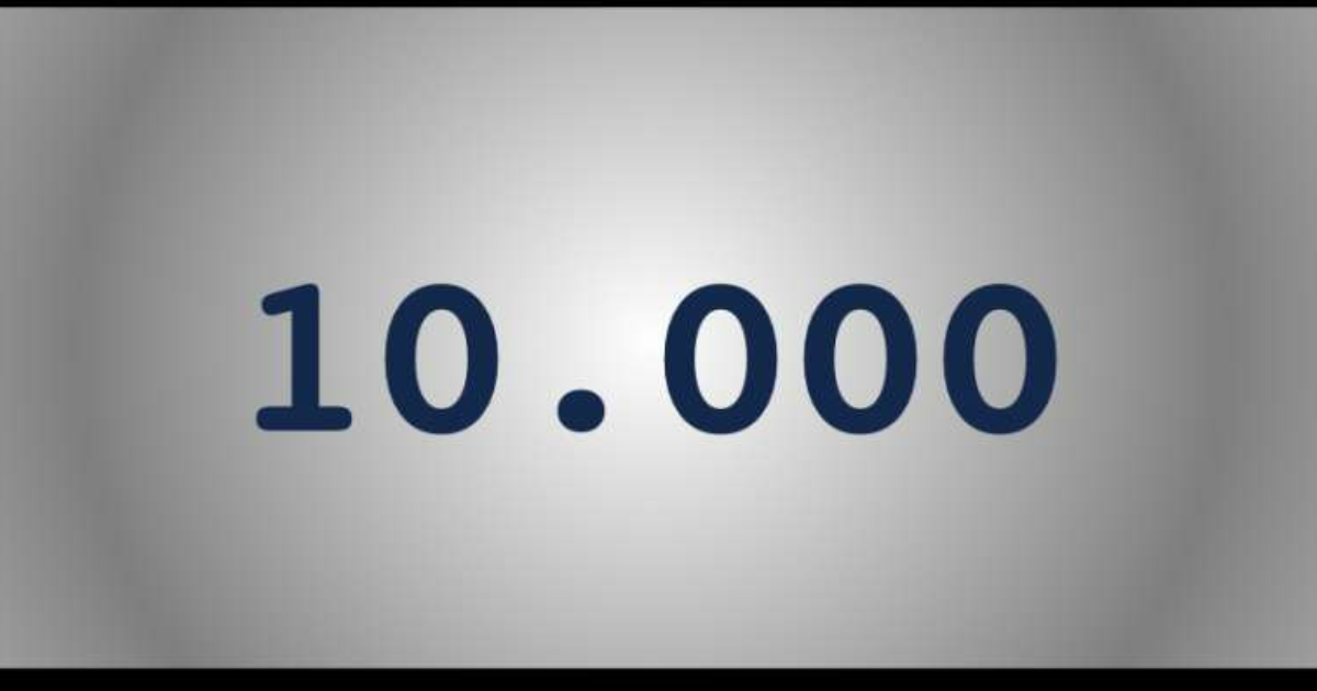 Getal van de dag: 10.000 | Change Inc.