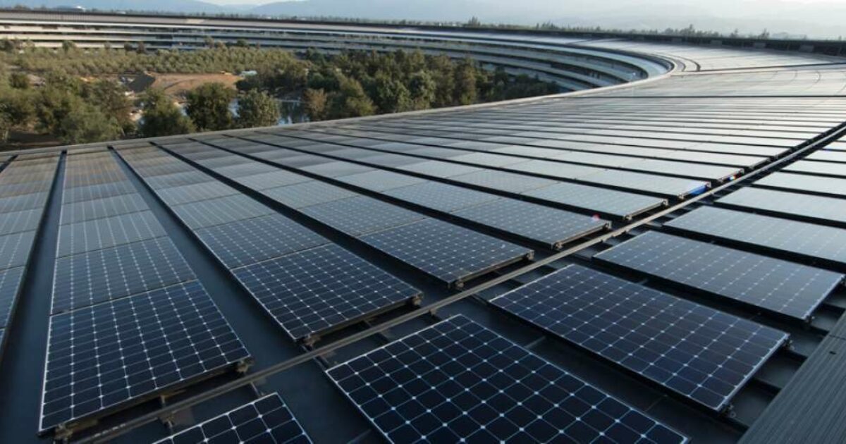 Apple draait wereldwijd volledig op hernieuwbare energie | Change Inc.